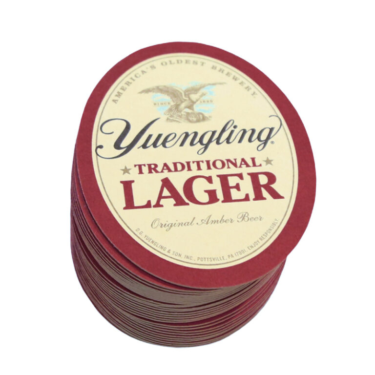 Lager Oval Coasters - Yuengling