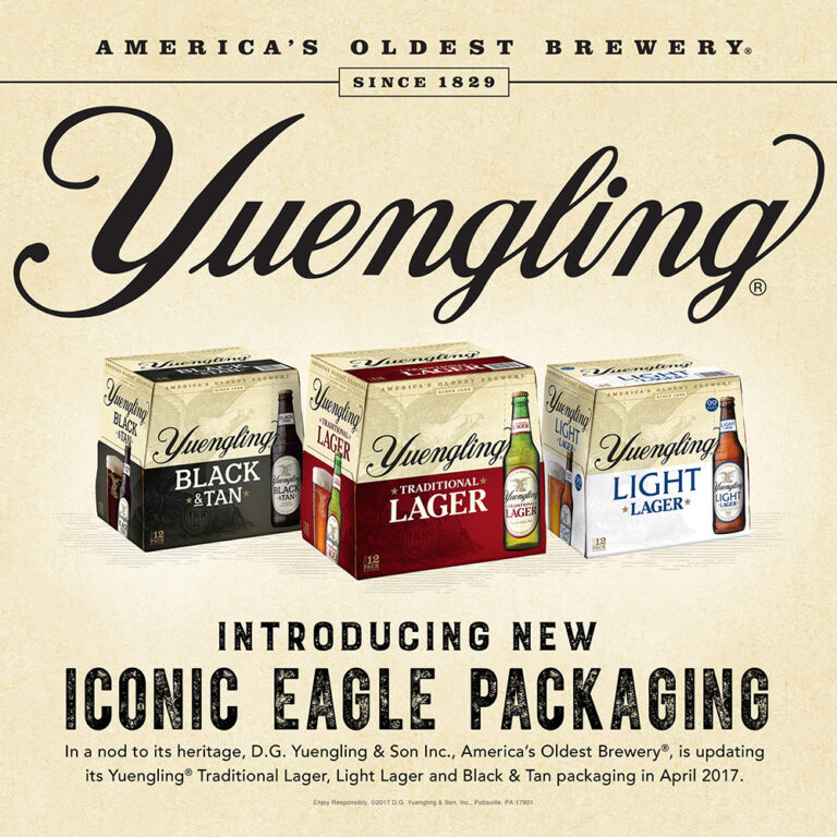 Yuengling Introduces New Iconic Eagle Packaging - Yuengling
