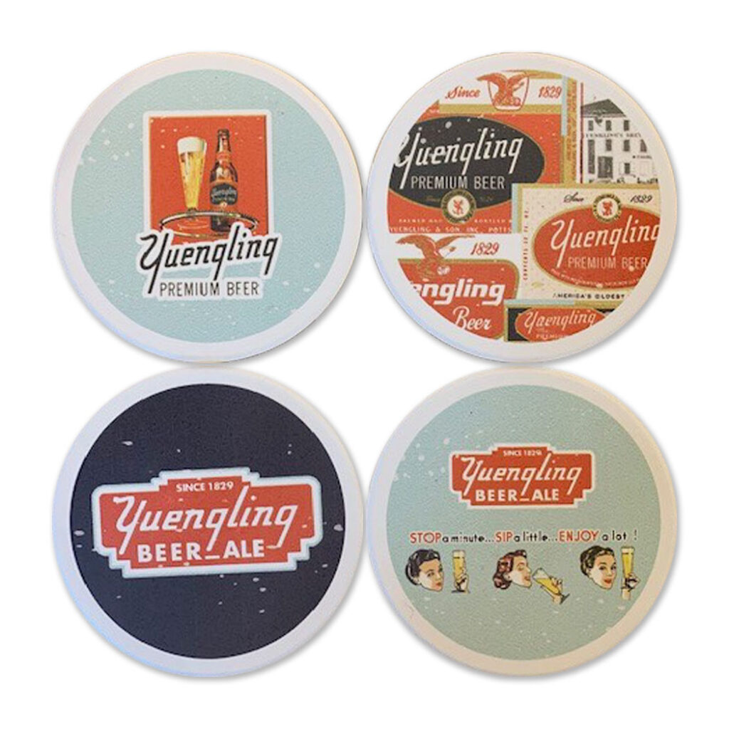 Retro Stone Coasters - Yuengling