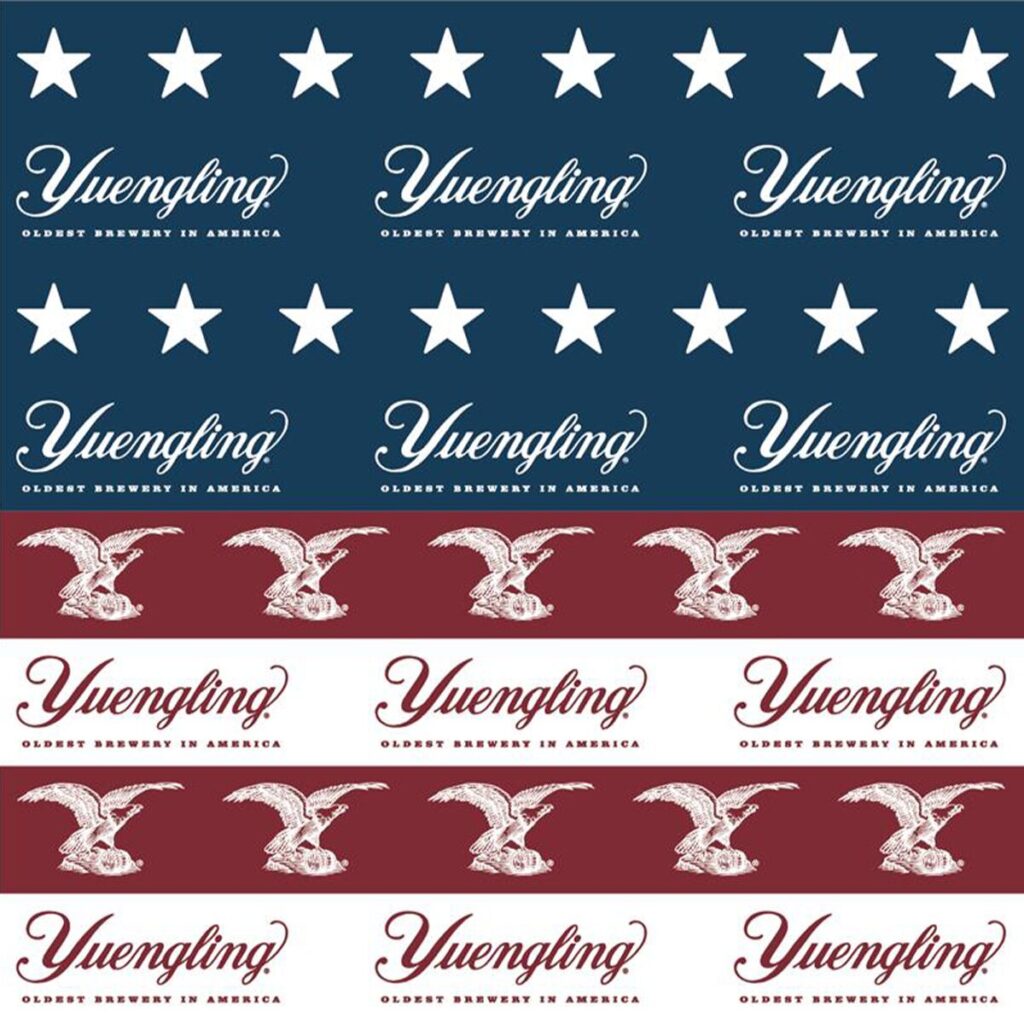 S&S Bandana - Yuengling Lager Oval Sticker