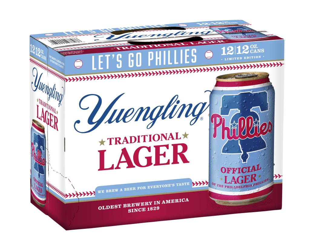 Yuengling Unveils New Phillies Powder Blue Lager Cans, Celebrates ...